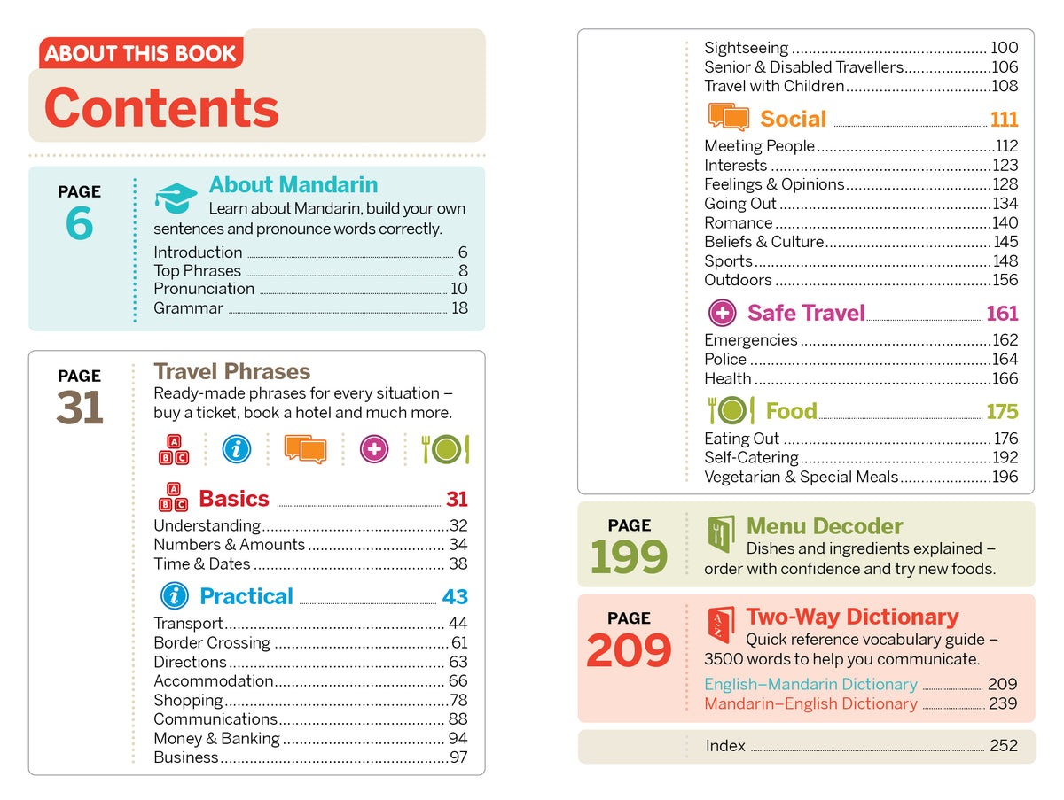 Mandarin Phrasebook & Dictionary - Book Mandarin Phrasebook & Dictionary - Book