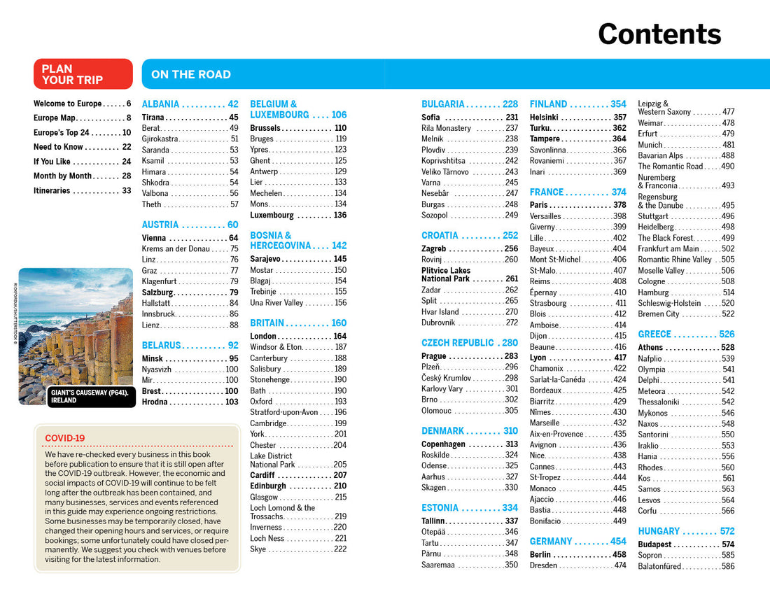 Europe Travel Book and Ebook