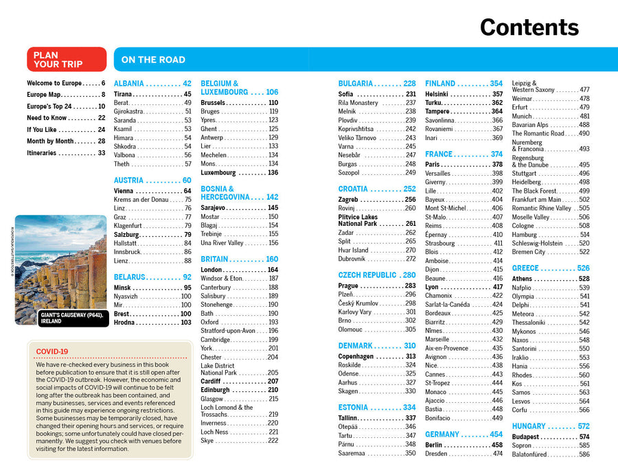 Europe Travel Book and Ebook