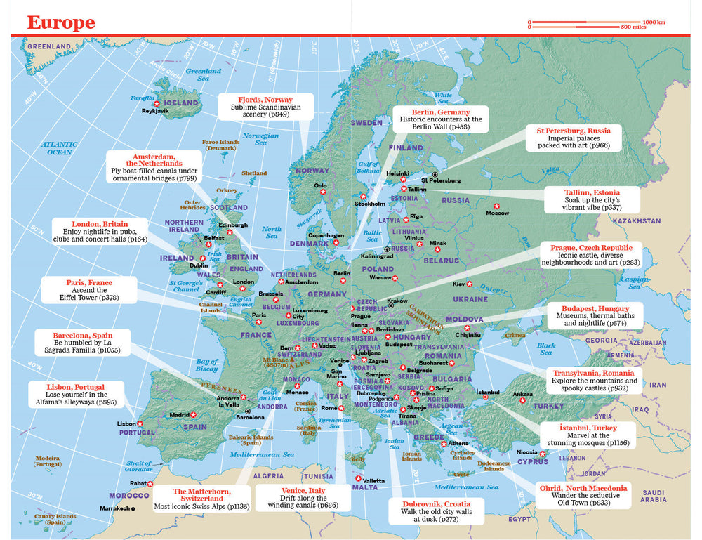 Europe Travel Book and Ebook