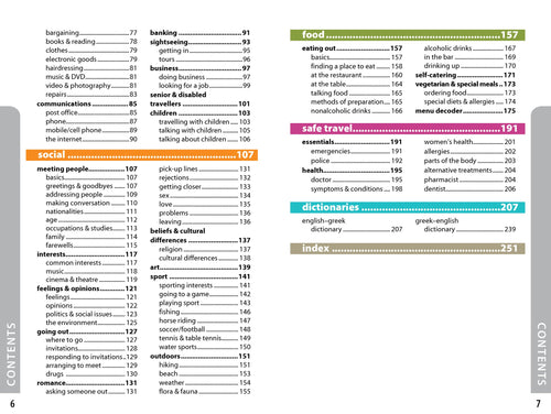 Greek Phrasebook & Dictionary - Book