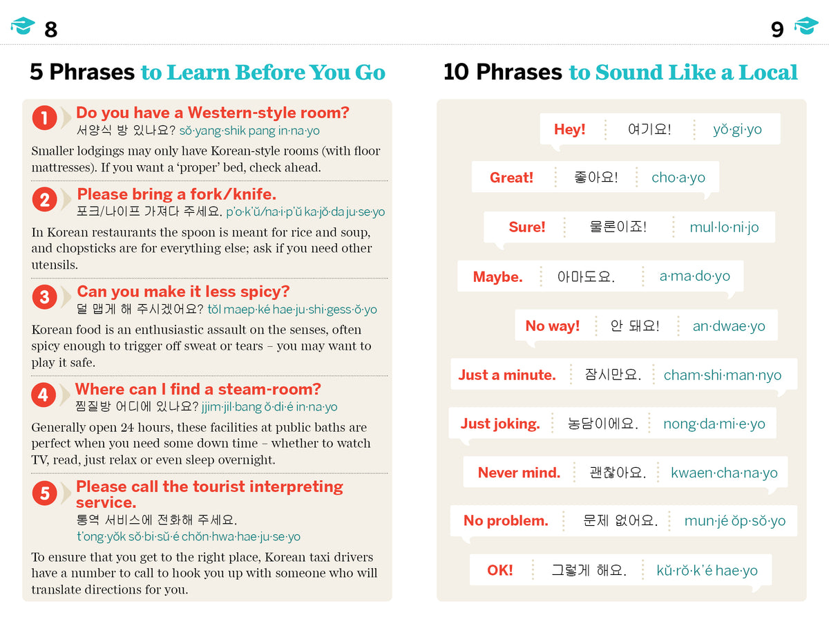 Korean Phrasebook & Dictionary - Book