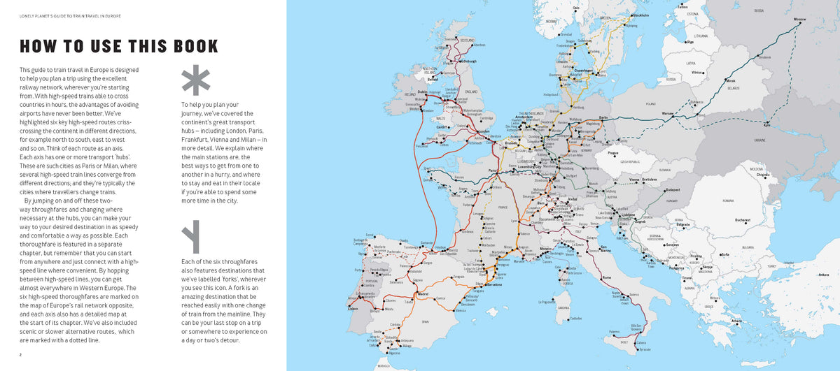 Lonely Planet's Guide to Train Travel in Europe - Book