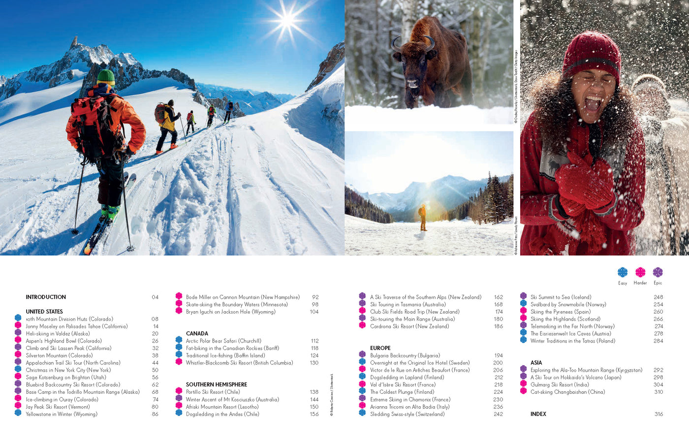 Epic Snow Adventures of the World - Book