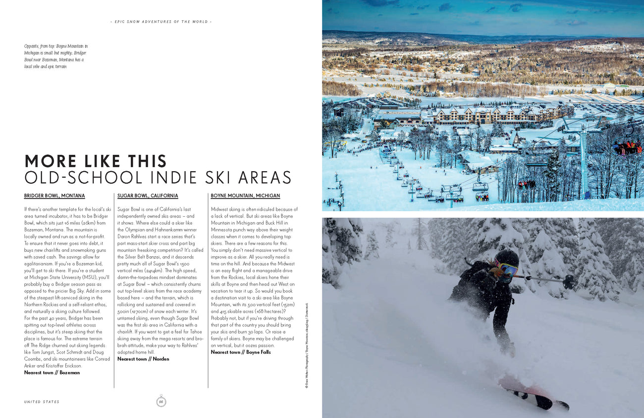 Epic Snow Adventures of the World - Book