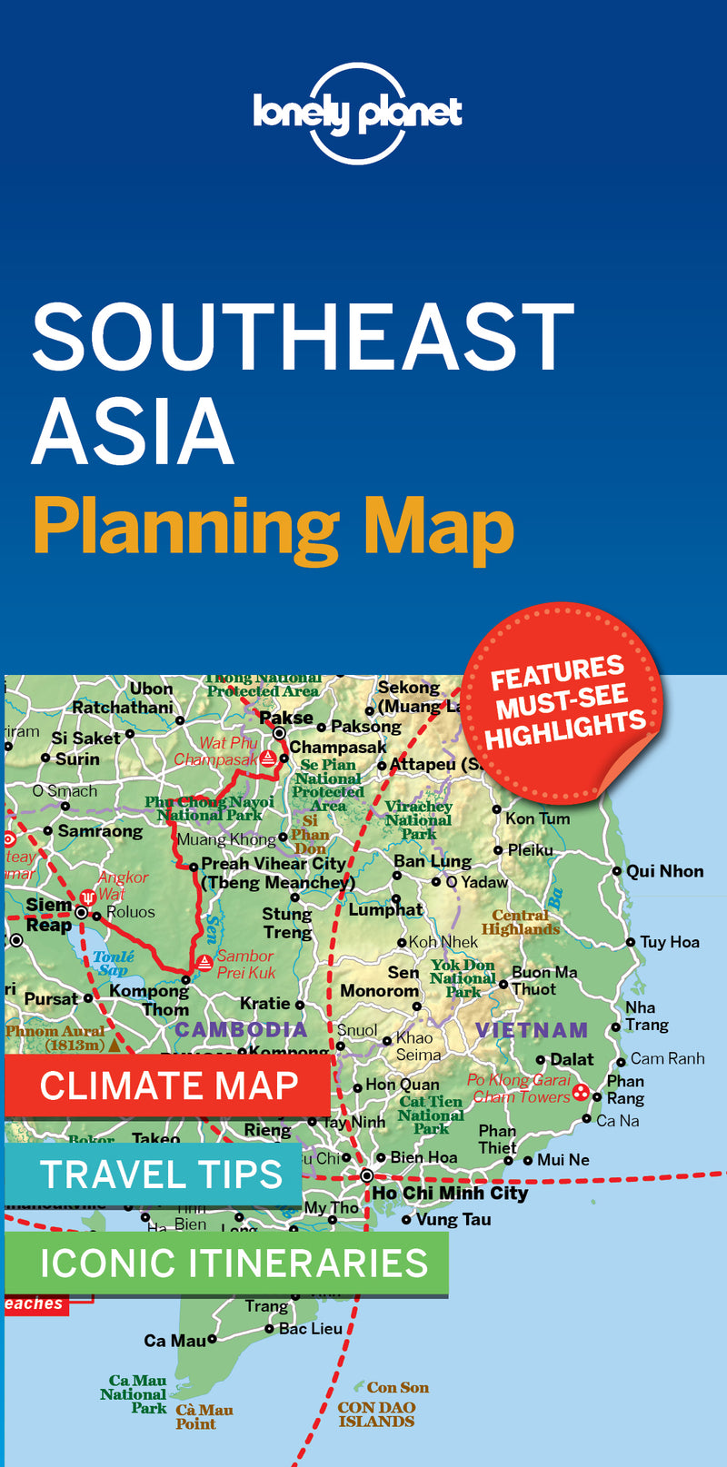 Lonely Planet Maps for Asia