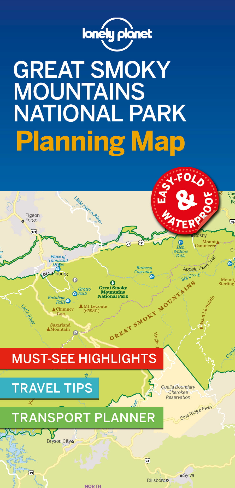Great Smoky National Park Planning Map - Lonely Planet Online Shop