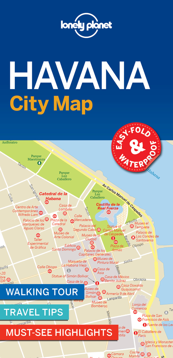 Havana City Map - Lonely Planet Online Shop