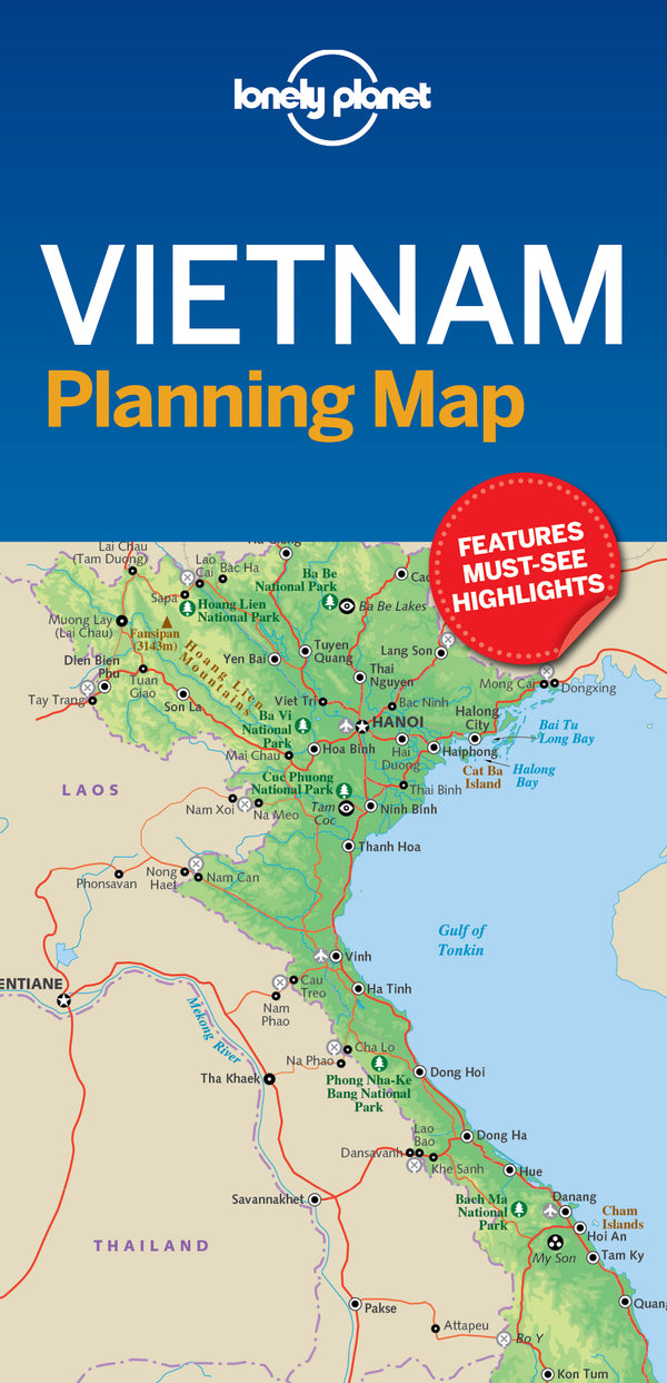 Vietnam Planning Map - Lonely Planet Online Shop